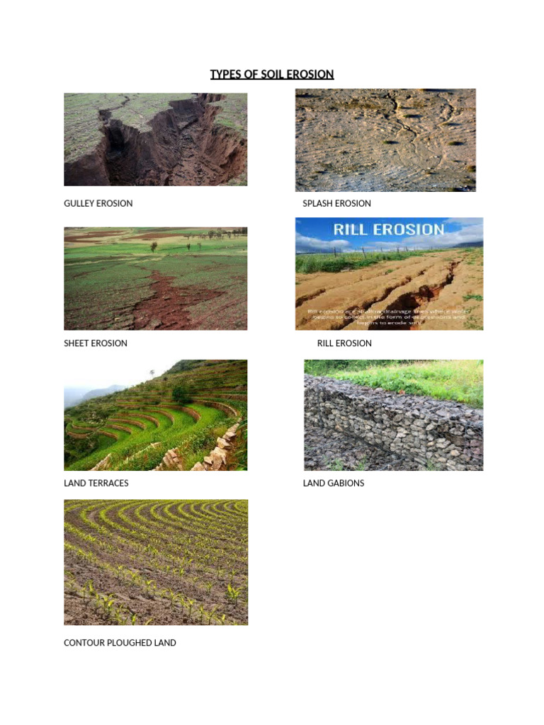 Types of Soil Erosion | PDF