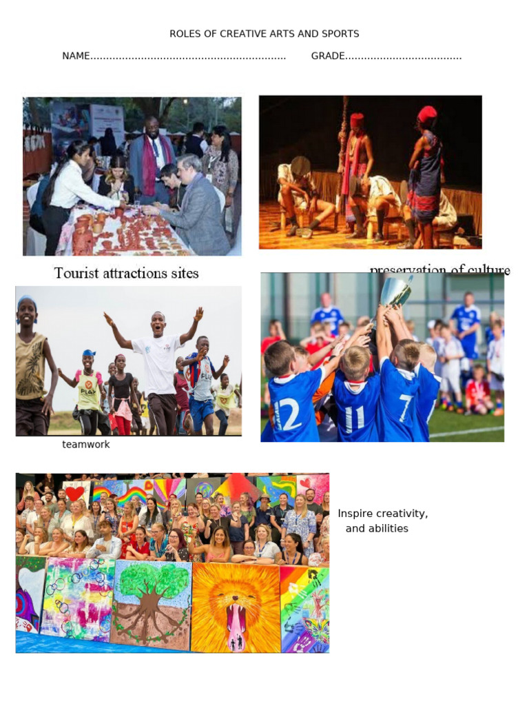 Roles of Creative Art and Sports | PDF