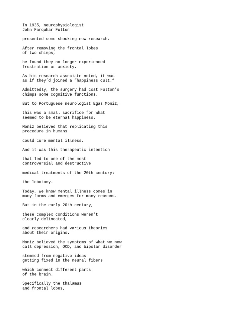 [English] One of the most controversial medical procedures in history ...