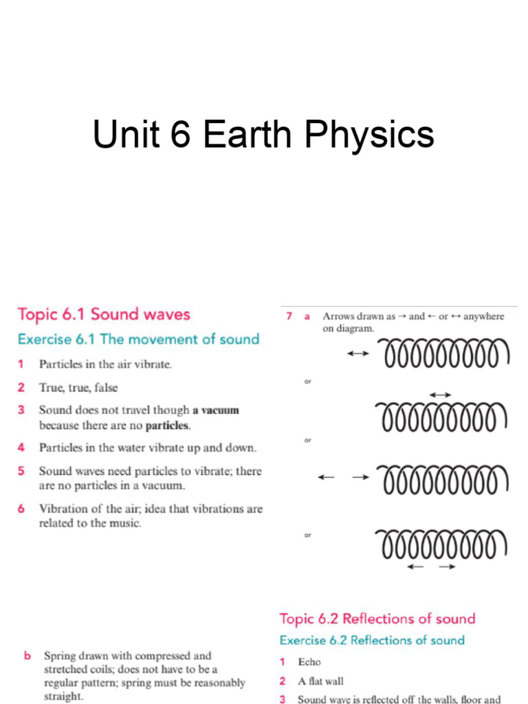 Unit 6 Earth Physics | PDF