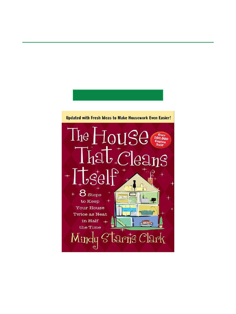 (PDF Ebook) The House That Cleans Itself 8 Steps To Keep Your Home ...