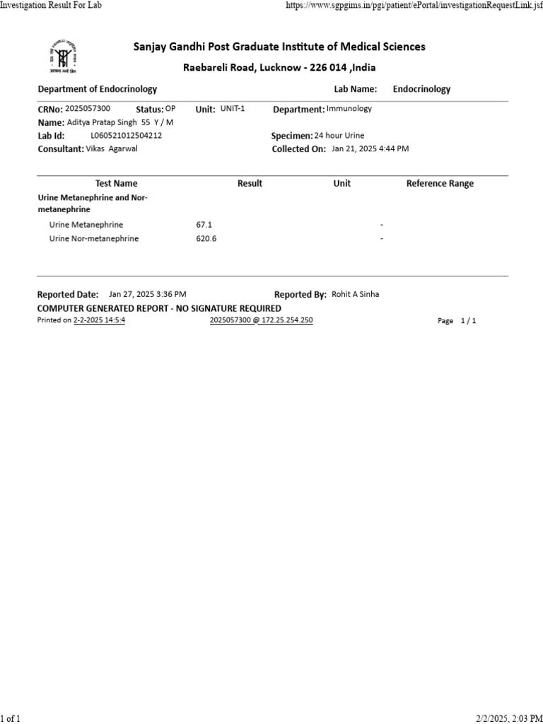 Papa PGI Report | PDF