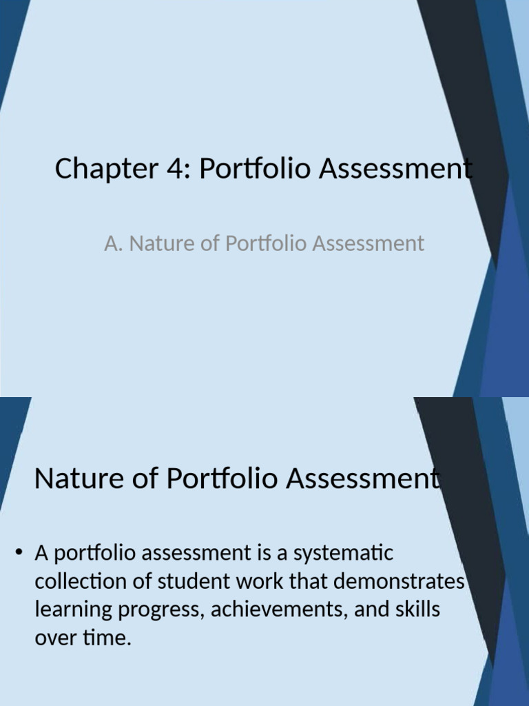 Portfolio Assessment | PDF
