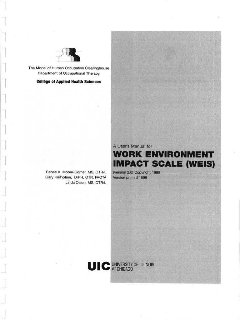 WEIS Manual | PDF