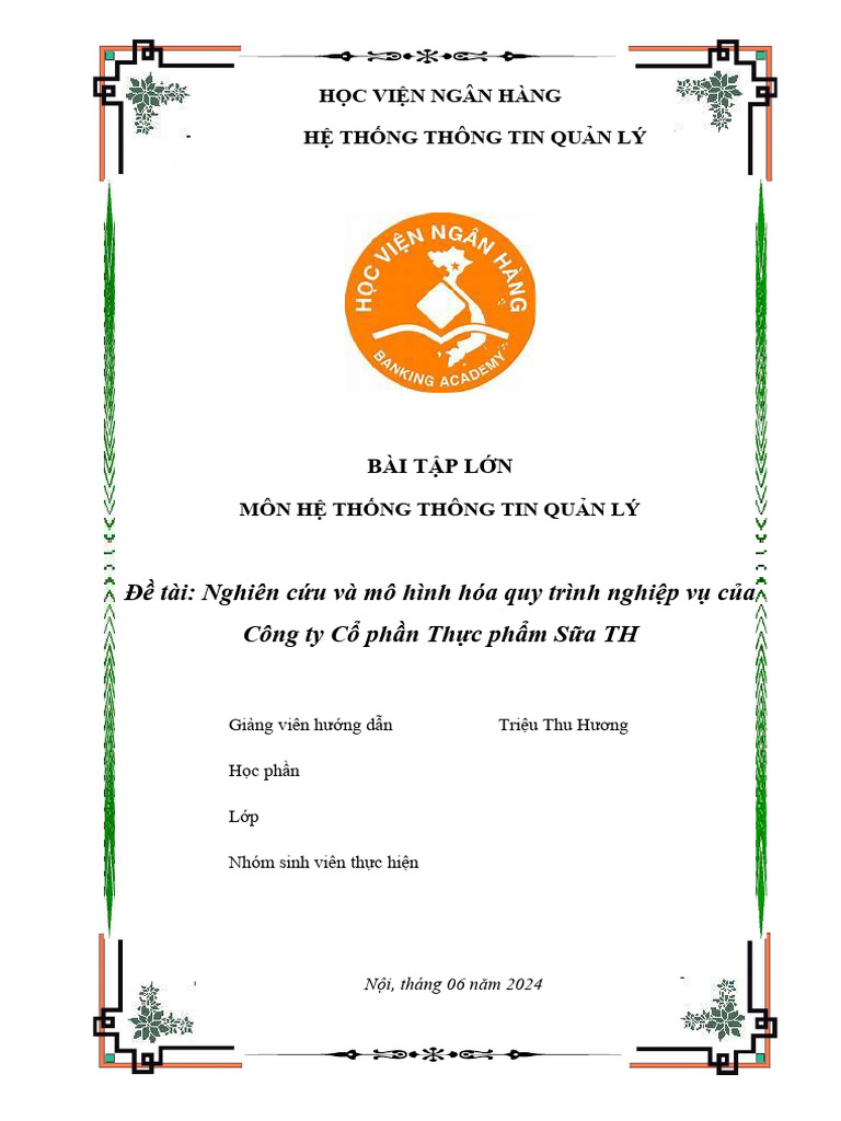 Nhóm 4 - BTL - HTTTQL | PDF