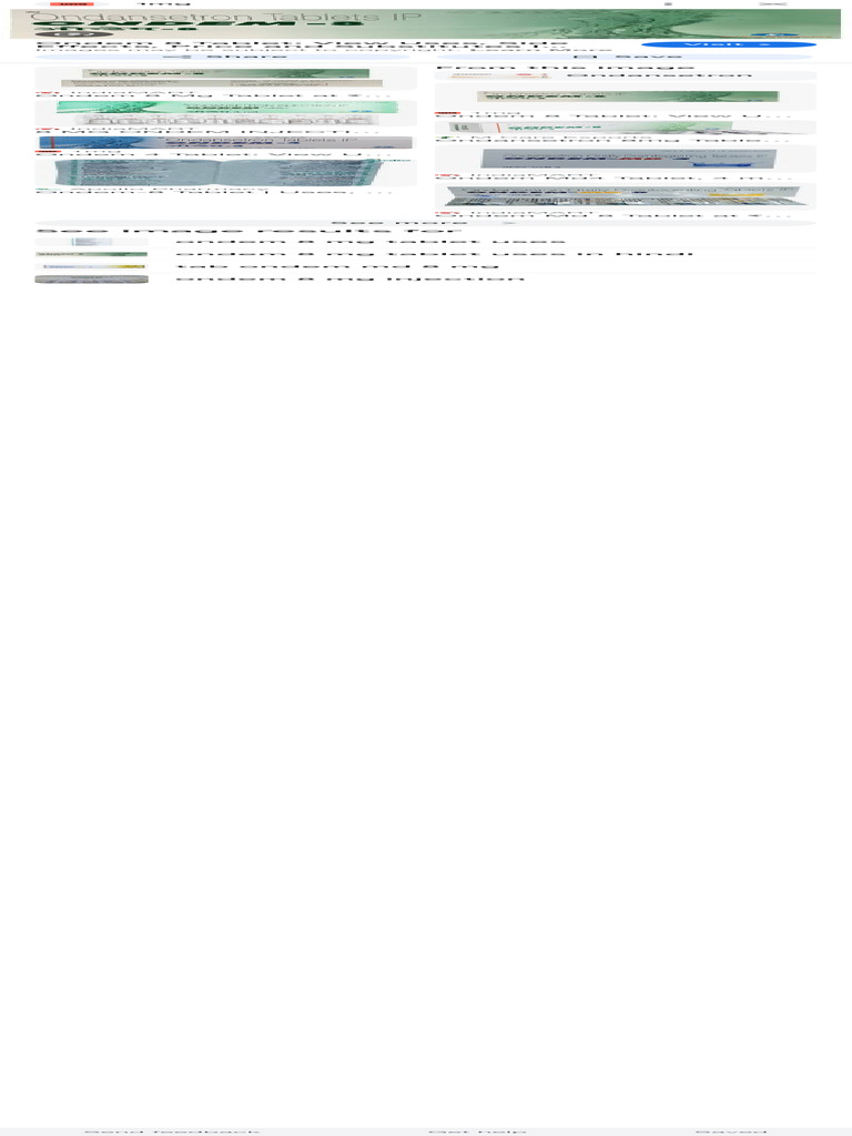 Tab Ondem 8 MG - Google Search | PDF