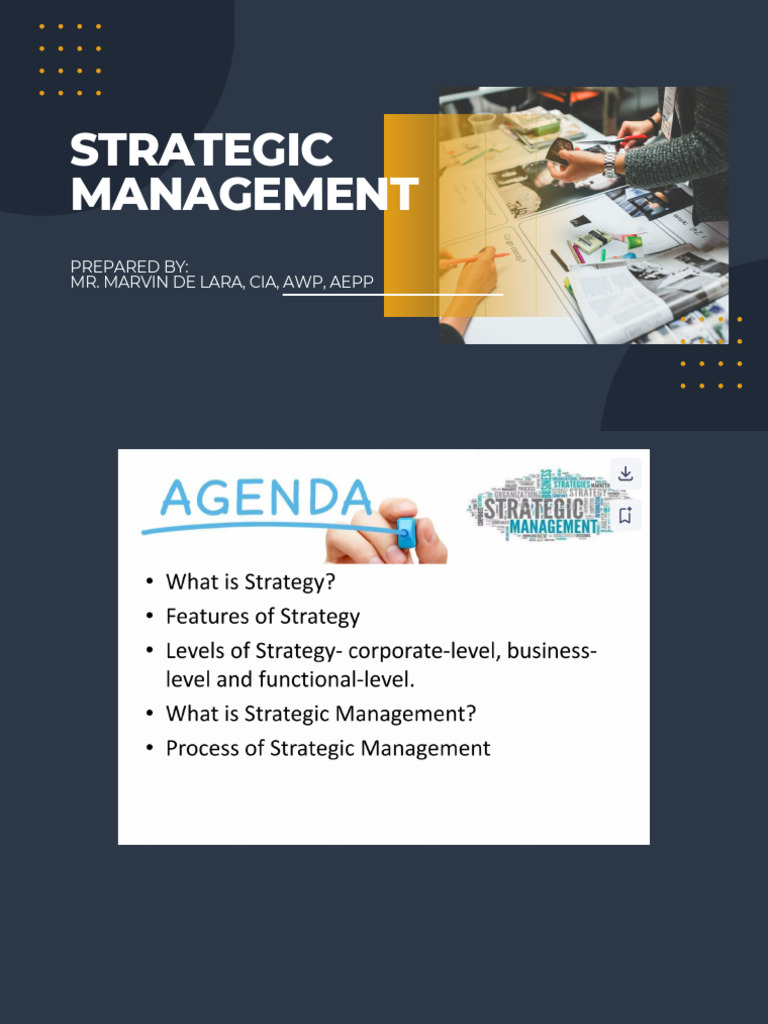Understanding Strategic Management Concepts | PDF