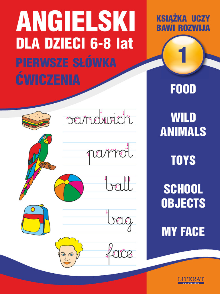 Angielski Dla Dzieci 1 Pierwsze Slowka Cwiczenia 6 8 Lat | PDF