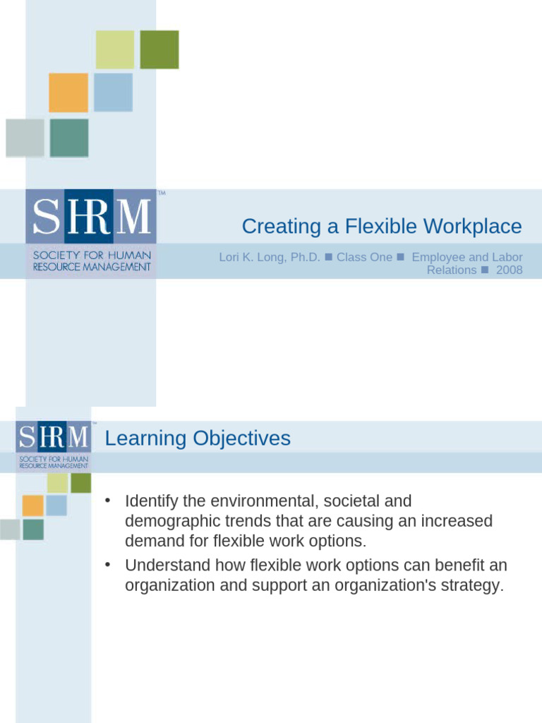 Creating Flex Work PPT - Final | PDF | Employee Retention | Employment