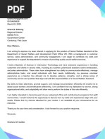 Job Order Application Letter | PDF | Career & Growth