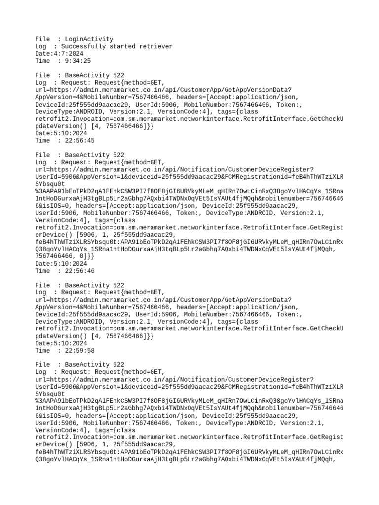 Log Mera Market | PDF | Embedded Linux Distributions | Mobile Linux