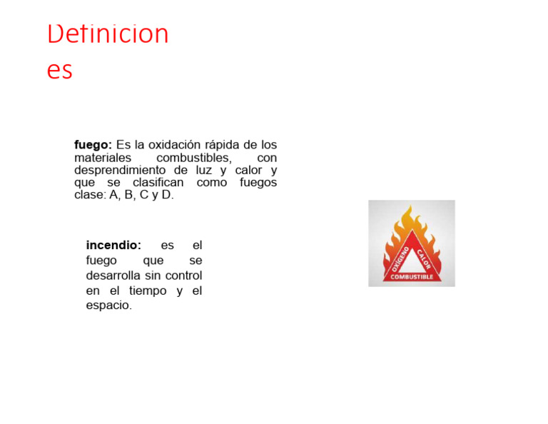Definicion de Fuego | PDF