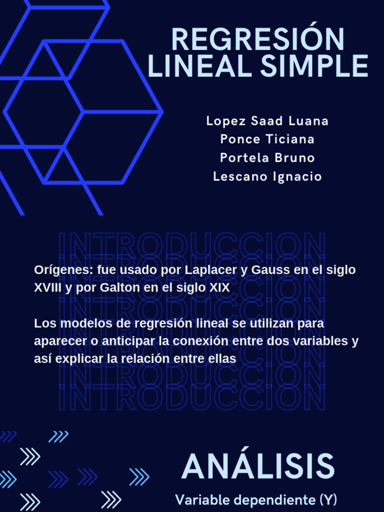 Regresión Lineal Simple | PDF | Análisis de regresión | Regresión lineal