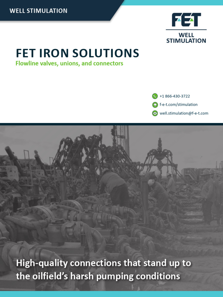 Brochure - FET Iron Solutions_2024 | PDF | Valve | Pump