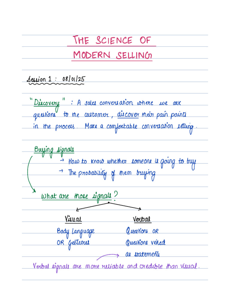 Modern Selling Techniques and Strategies | PDF | Business