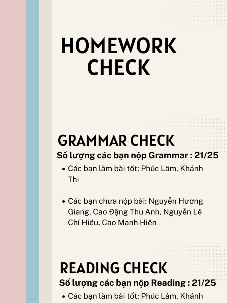 d6l4_aefb26 Homework Check | PDF