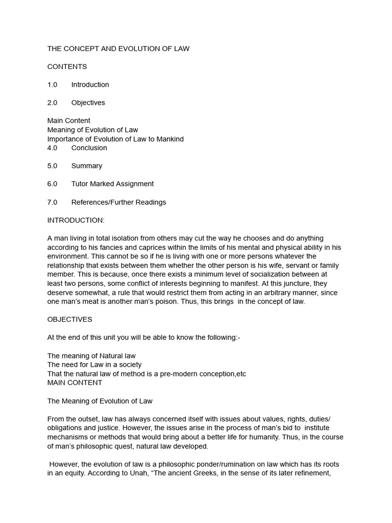 NIGERIAN LEGAL SYSTEM 50 | PDF | Natural Law | Jurisprudence