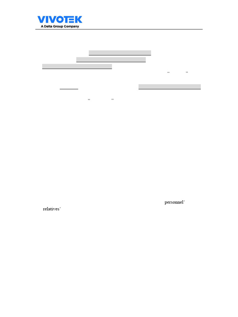 Supplier Integrity Agreement with VIVOTEK | PDF | Expense | Payments