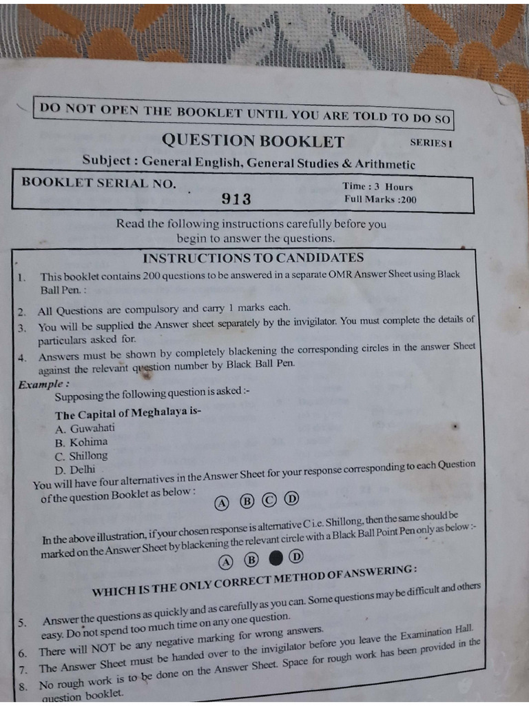 Previous Questions Paper 3 | PDF