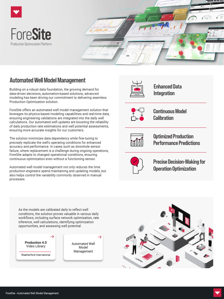 ForeSite - Automated Well Model Management | PDF