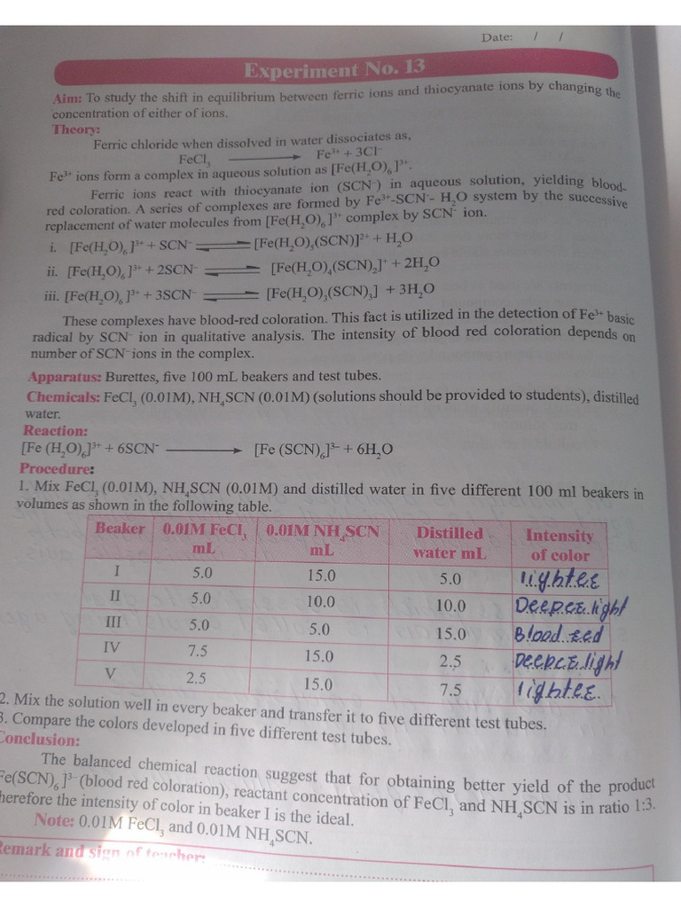 Experiment No. 13 | PDF