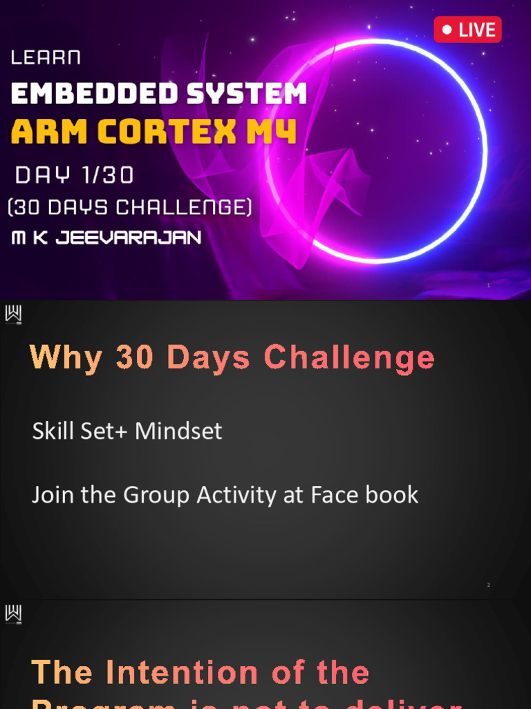 ESD ARM CORTEX M4-DAY 1-Final | PDF | Embedded System | Microcontroller