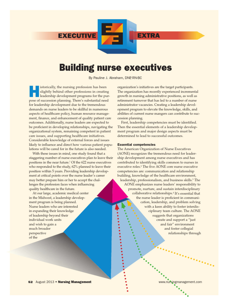 Building Nurse Executives.10 | PDF | Mentorship | Leadership