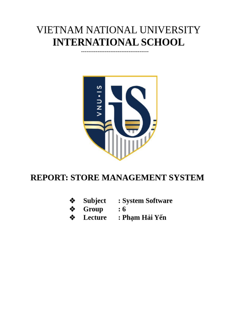 Store Management System Overview | PDF | Pricing | Inventory