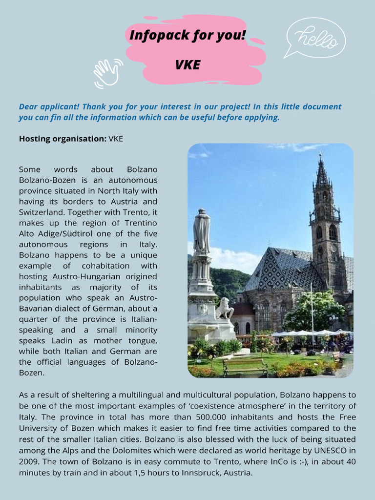 Infopack+VKE (1) | PDF