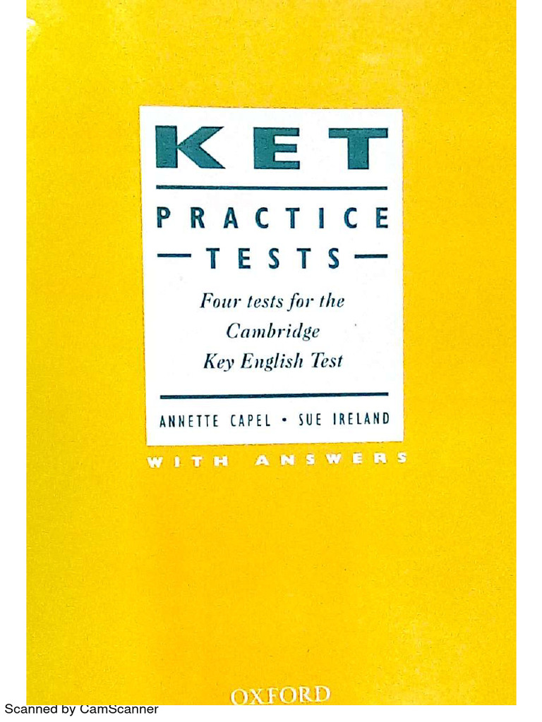 KET Practice Test New - Removed | PDF