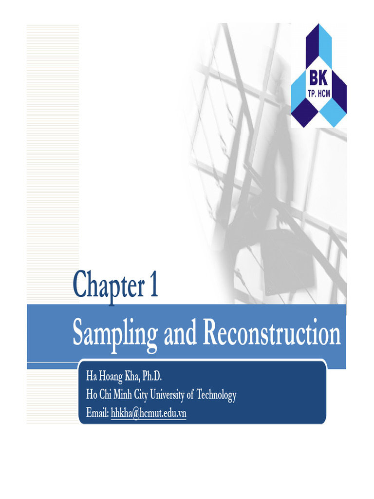 Sampling and Reconstruction Overview | PDF | Sampling (Signal ...