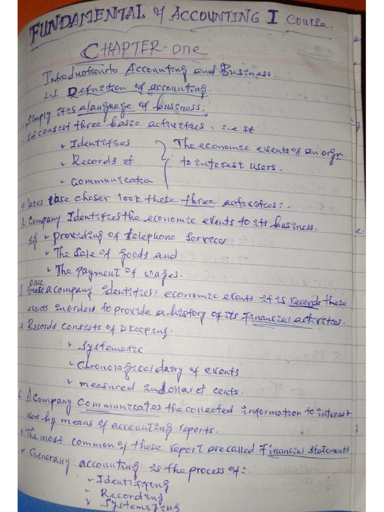 Fundamental Accounting | PDF