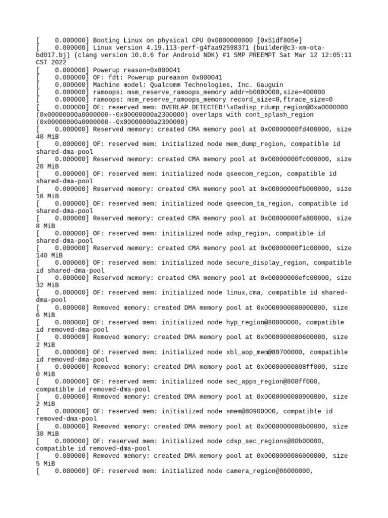 Dmesg | PDF | Computer Architecture | Computing