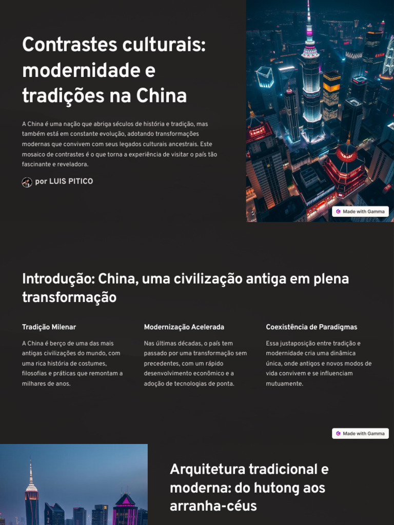 Contrastes Culturais na China Moderna | PDF | China | Política mundial