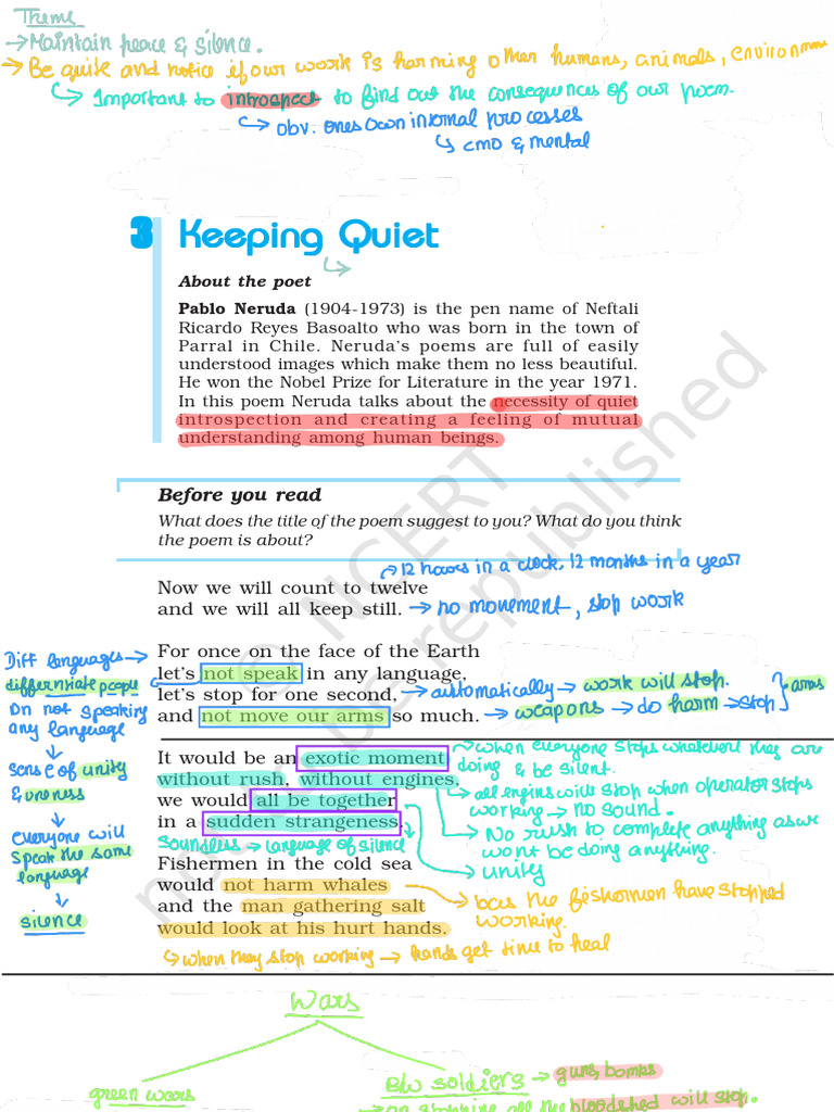 3) Keeping Quiet - 230112 - 031622 | PDF