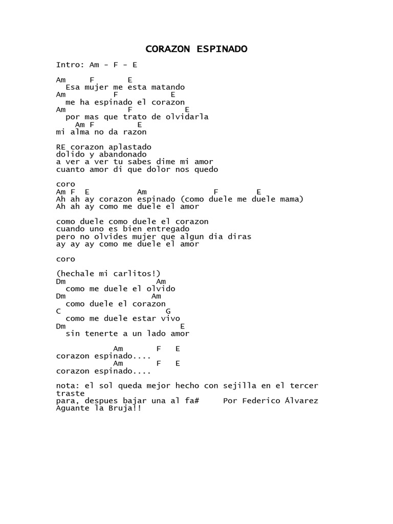 CORAZON ESPINADO | PDF