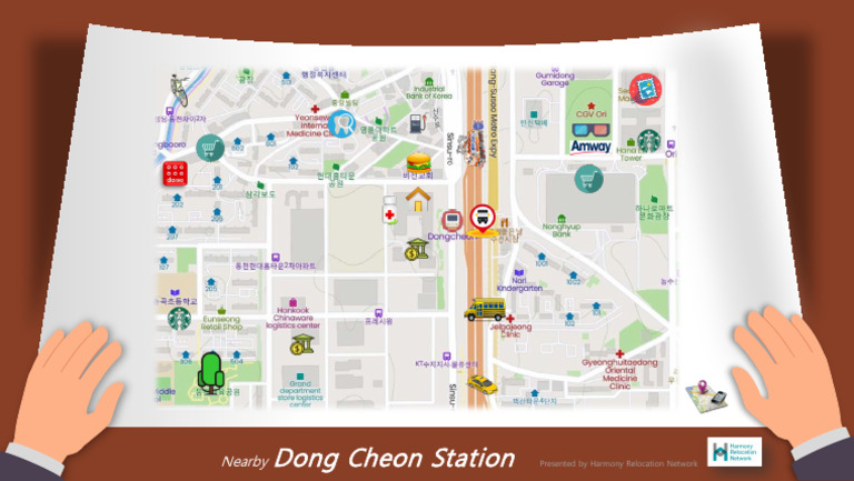 DSP - Map - Dong Cheon Station | PDF