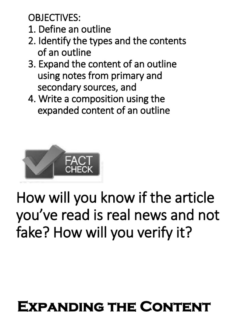 q4l2_expanding the Content of an Outline Using Notes From Primary and ...