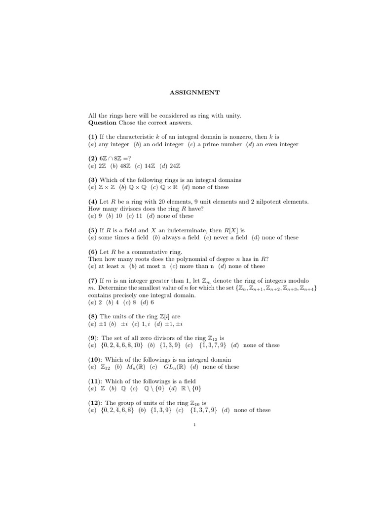 Assignment: K K A B C D | PDF