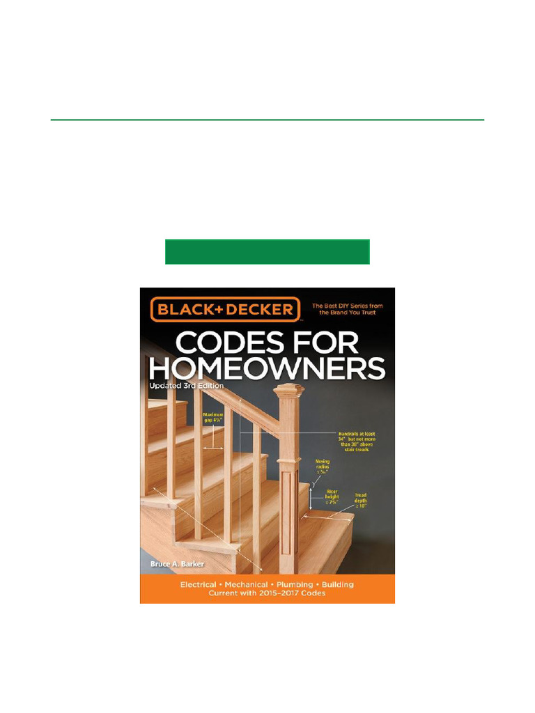 Black & Decker Codes For Homeowners, Updated Edition Electrical ...