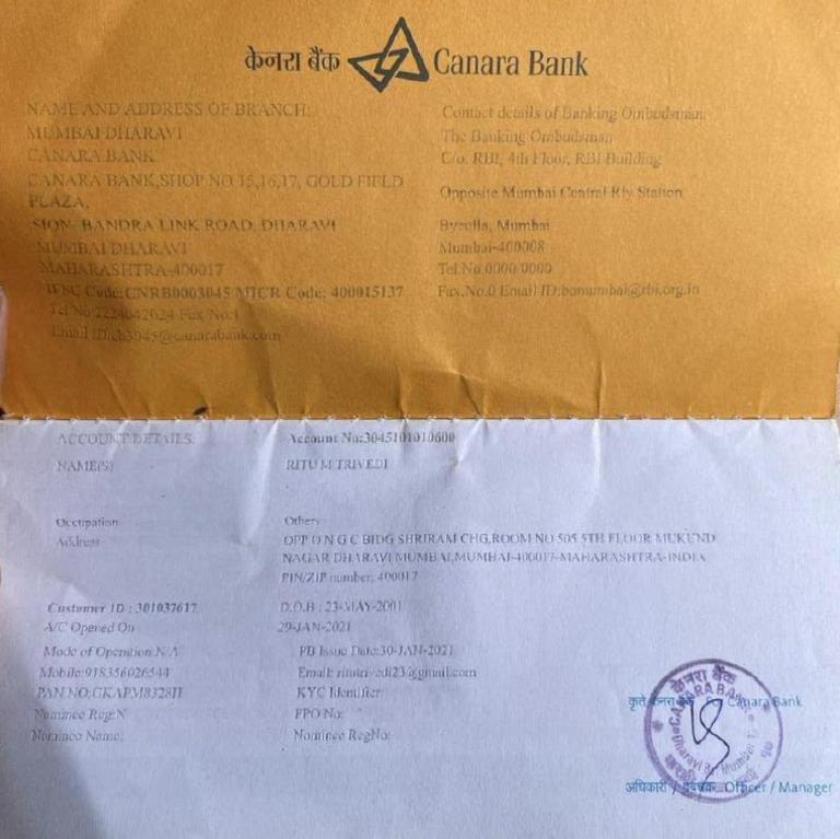 Bank Details | PDF