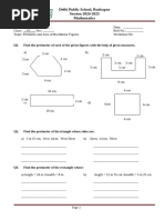 Class5 ICSE Maths Worksheet | PDF