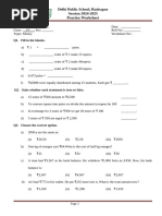 DMAS Questions For Class 5 | PDF