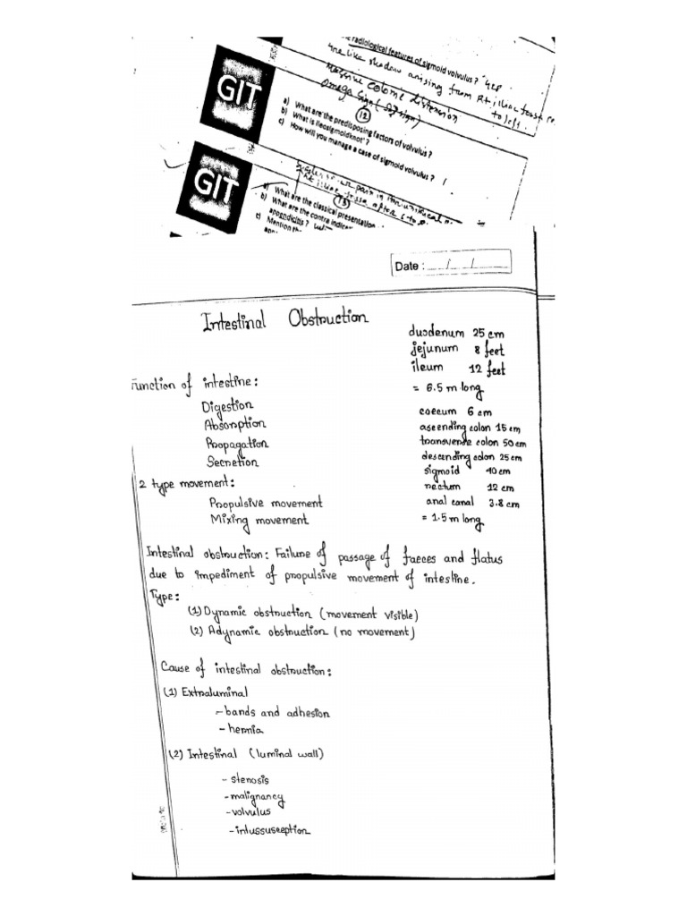 Intestinal Obstruction | PDF