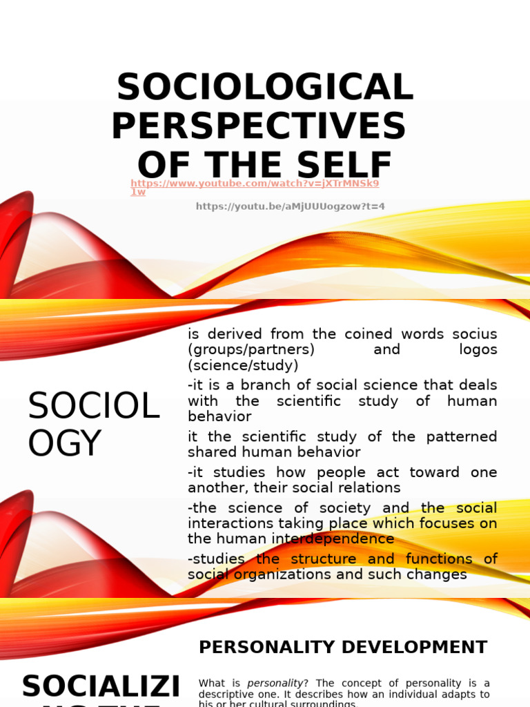 Sociological Perspectives | PDF | Psychoanalysis | Socialization