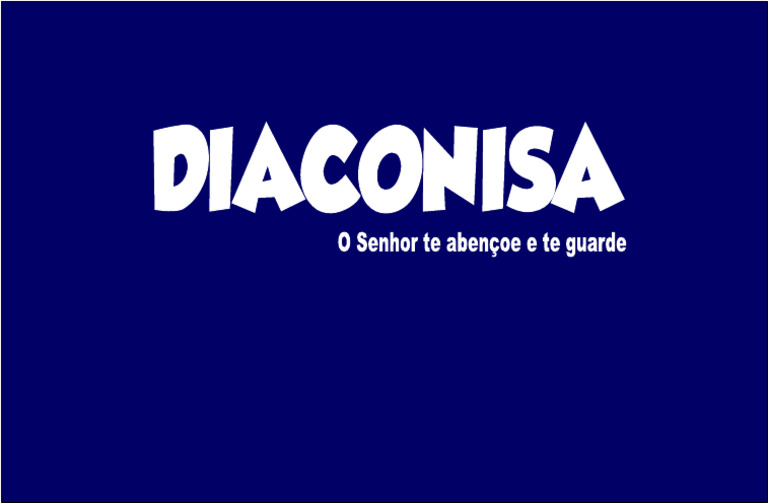 Diaconisa | PDF