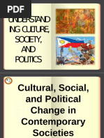 SOCIAL, CULTURAL AND POLITICAL CHANGES - UCSP - PRESENTATION - GROUP ...