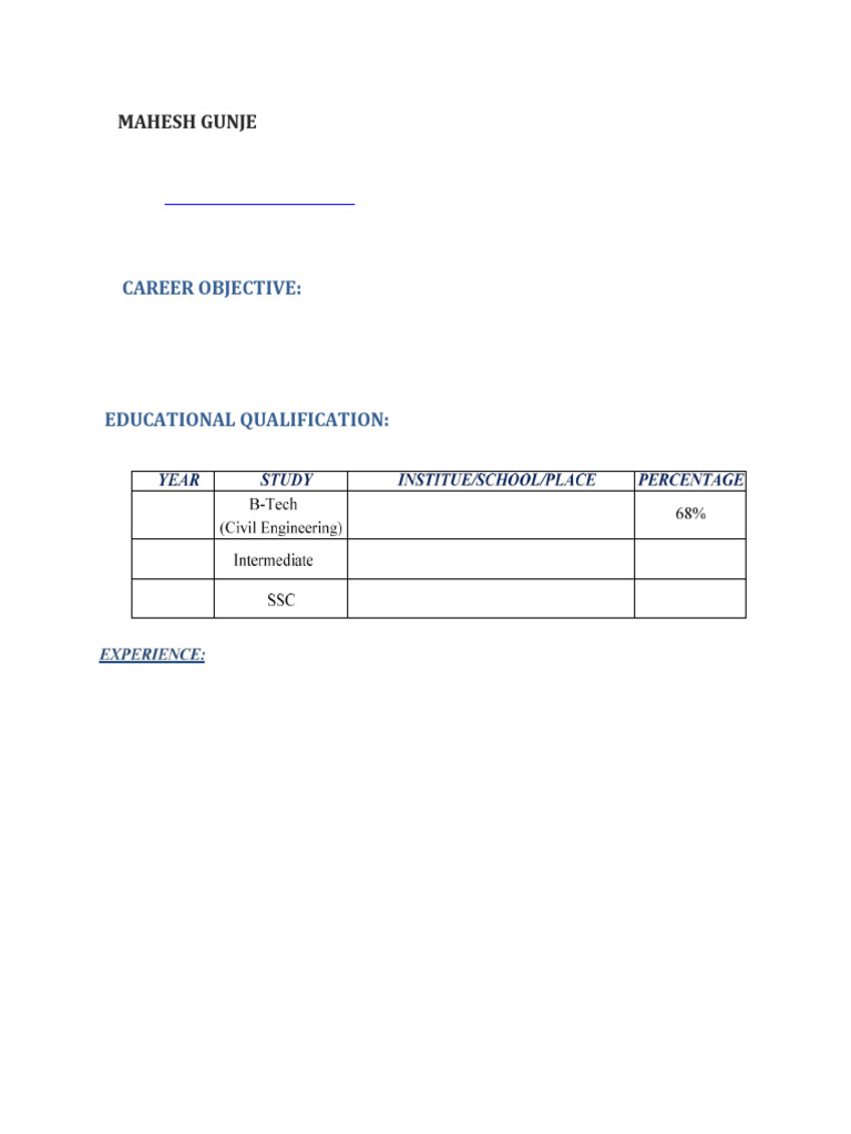 Mahesh Resume 04 | PDF