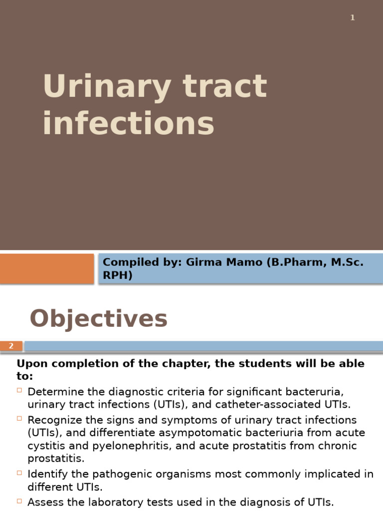 Urinary Tract Infections | PDF | Urinary Tract Infection | Diseases And ...