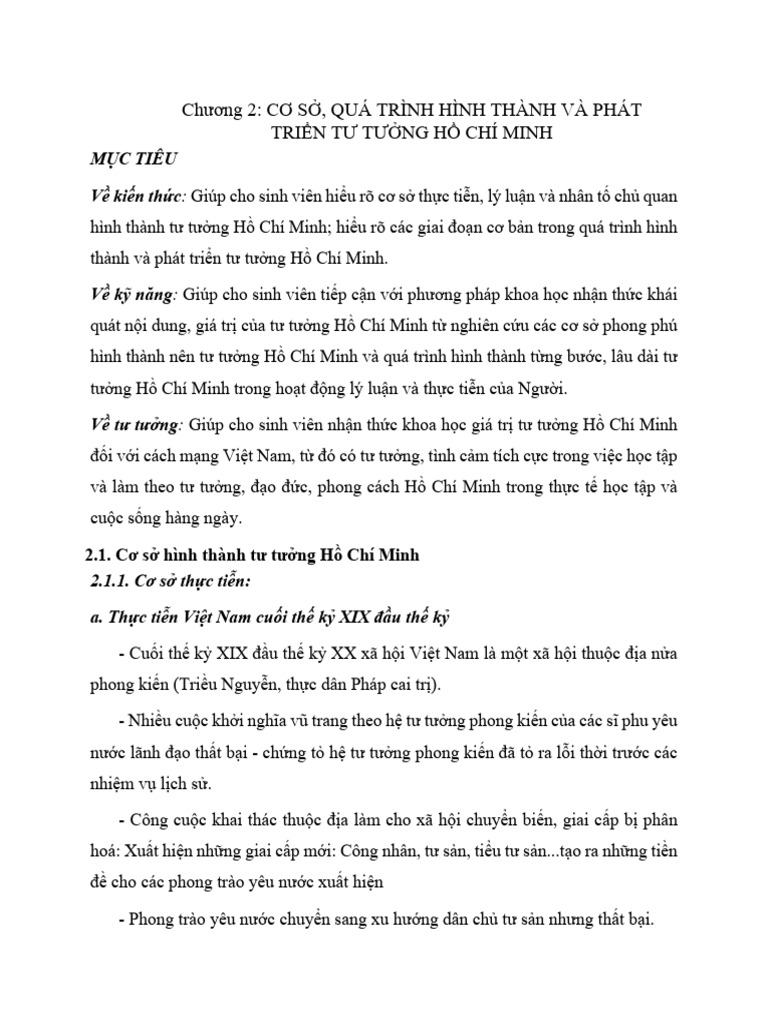 Chương 2 TTHCM | PDF